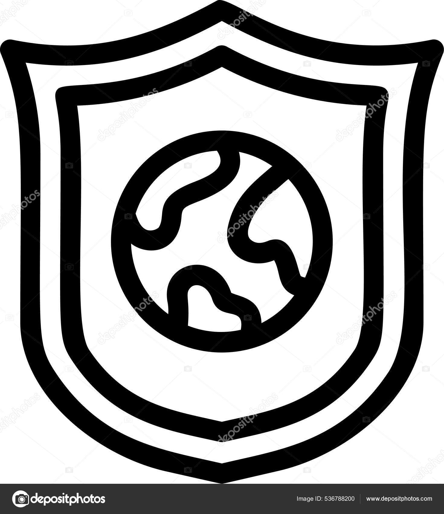 Earth Day Earth Shield Ecology Icon Ecology Environmentalism Category ...