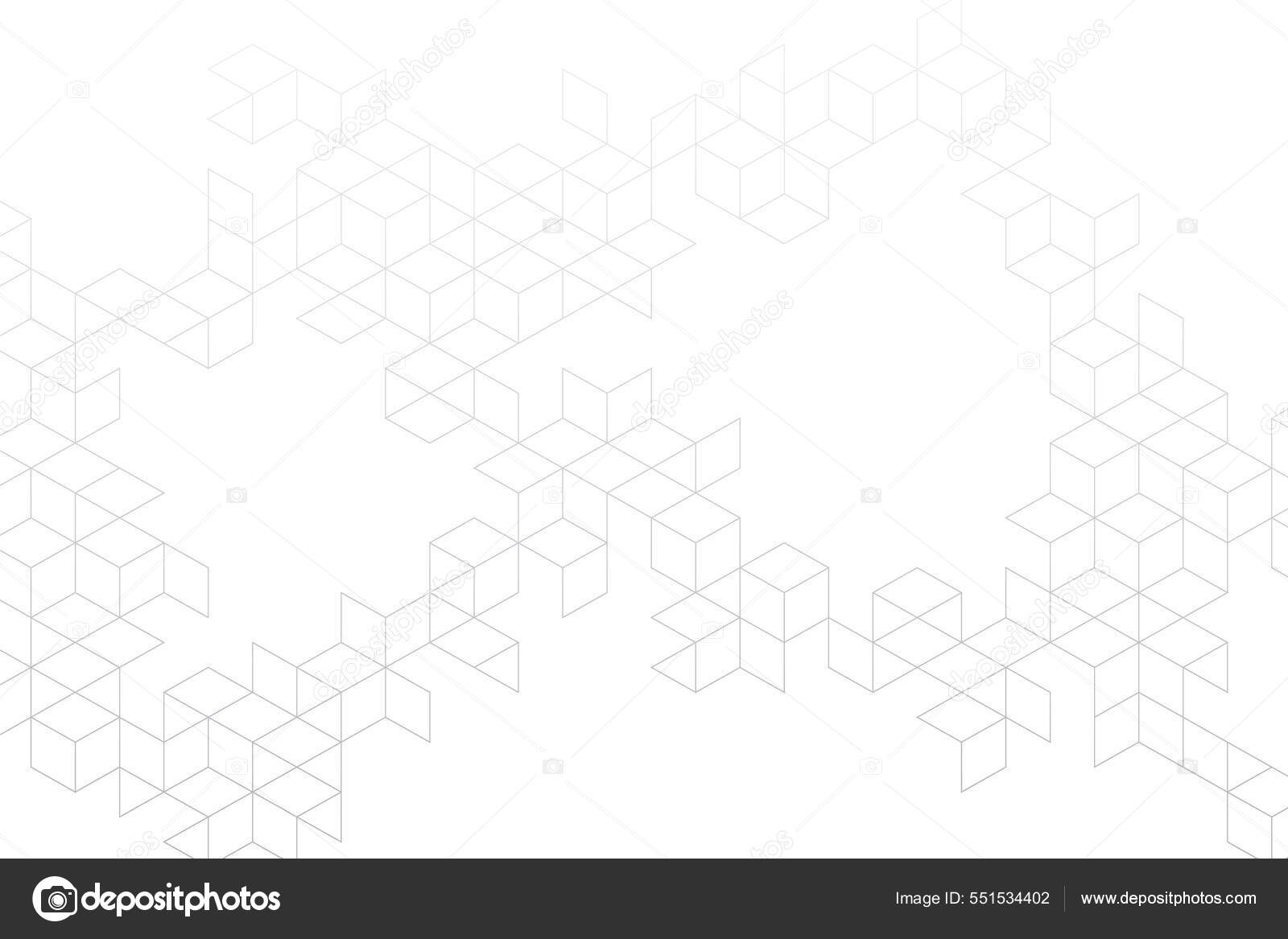 White Abstract Background Square Pattern Stock Vector Image by ...