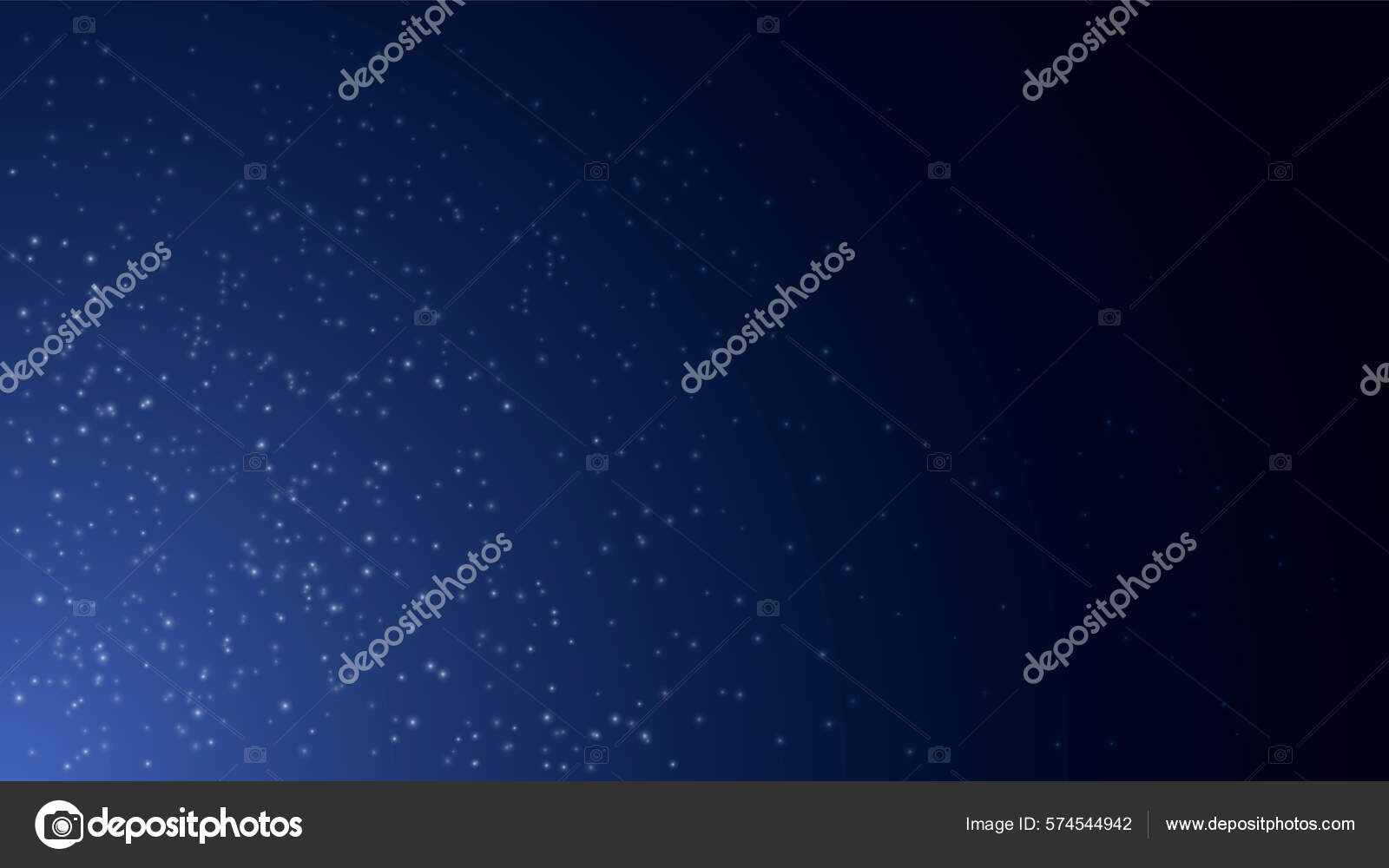Beautiful Gradient Starry Night Background Stock Vector by ©alepdaru ...