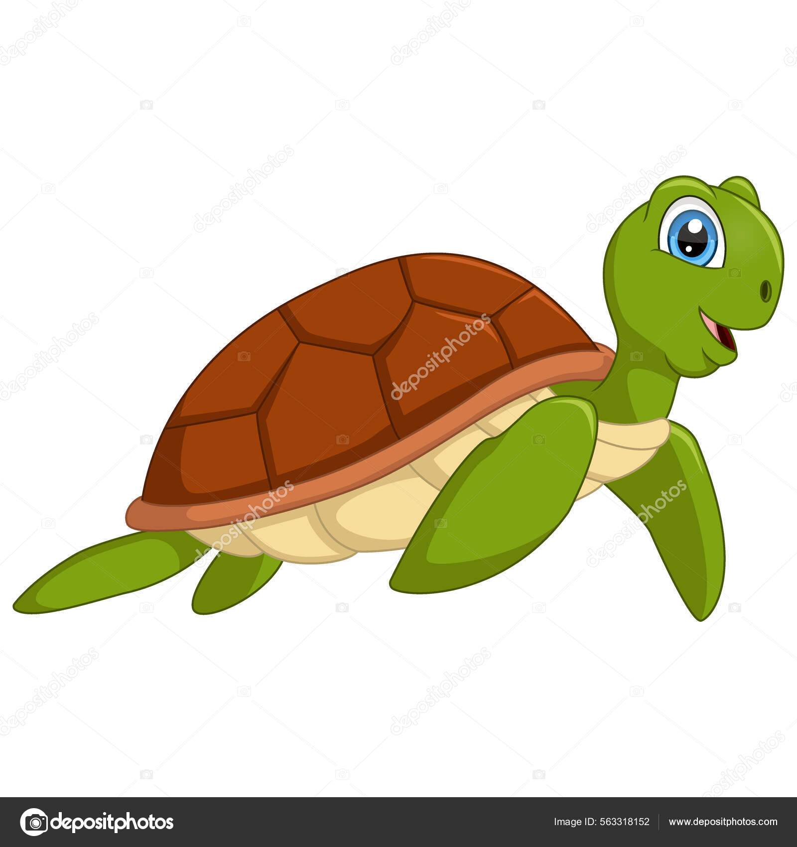 Dessin De Tortue De Mer De Dessin Animé