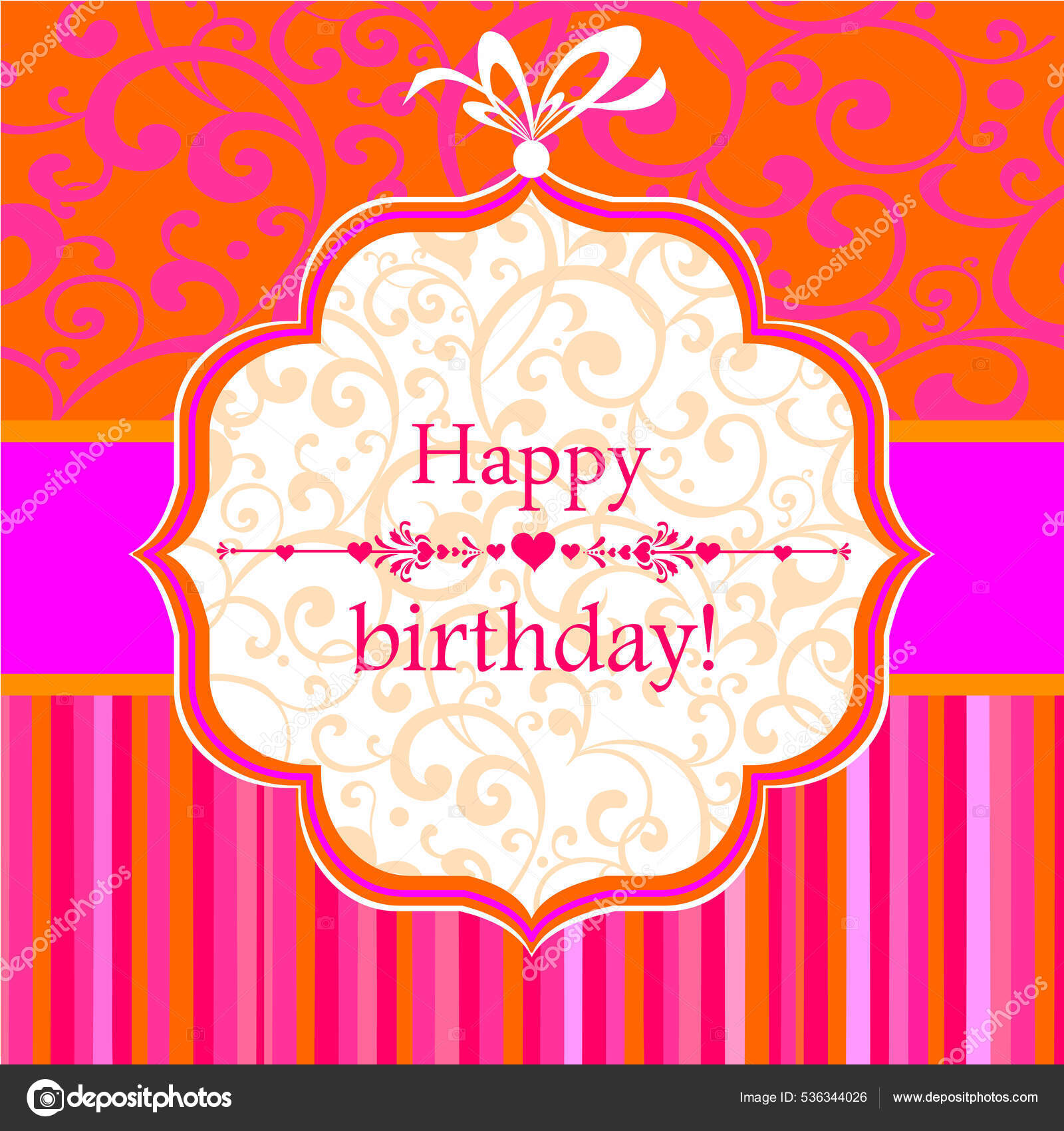 Birthday Card Celebration Background Birthday Tag Illustration Stock ...
