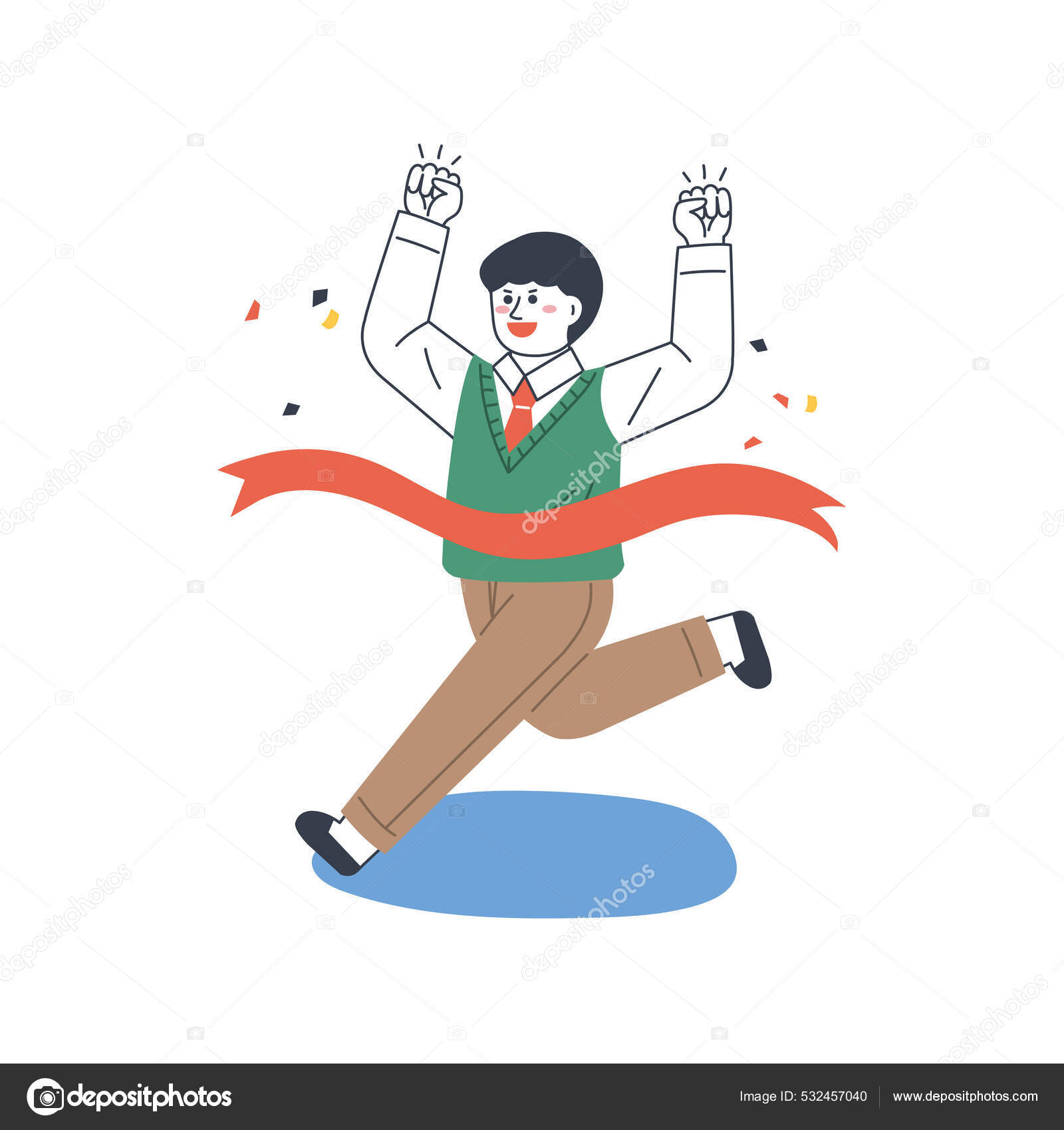 Student Preparing Exam Celebrating Passing Exam Stock Vector Image by ...