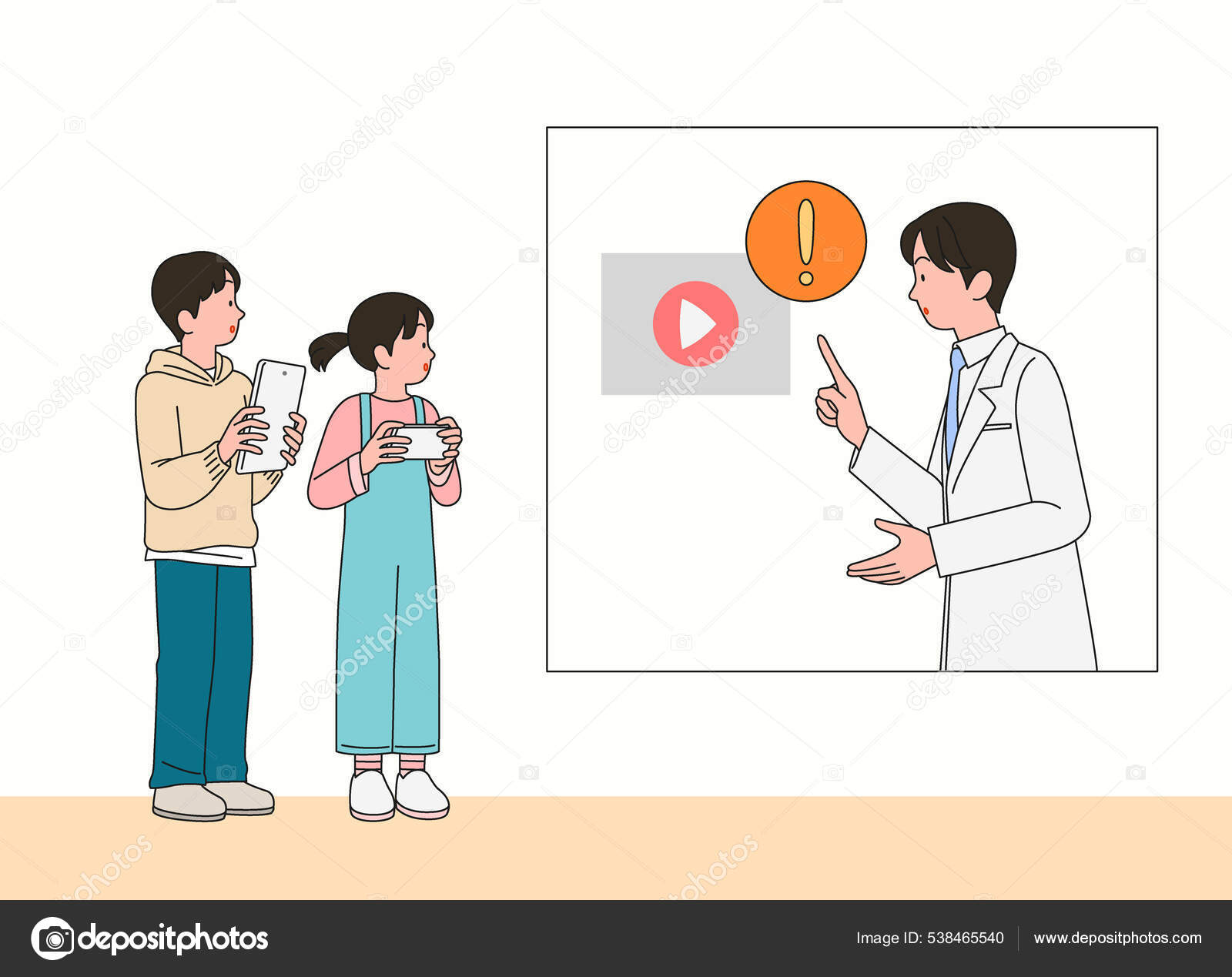 Child Precocious Puberty Stock Illustration by ©submission@bbtree.co.kr ...