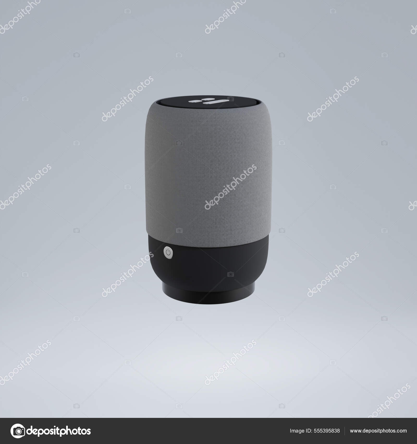 Rendered Artificial Intelligence Speaker Mockup Graphic — Stock Photo ... Rendered Artificial Intelligence Speaker Mockup Graphic — Stock Photo ...