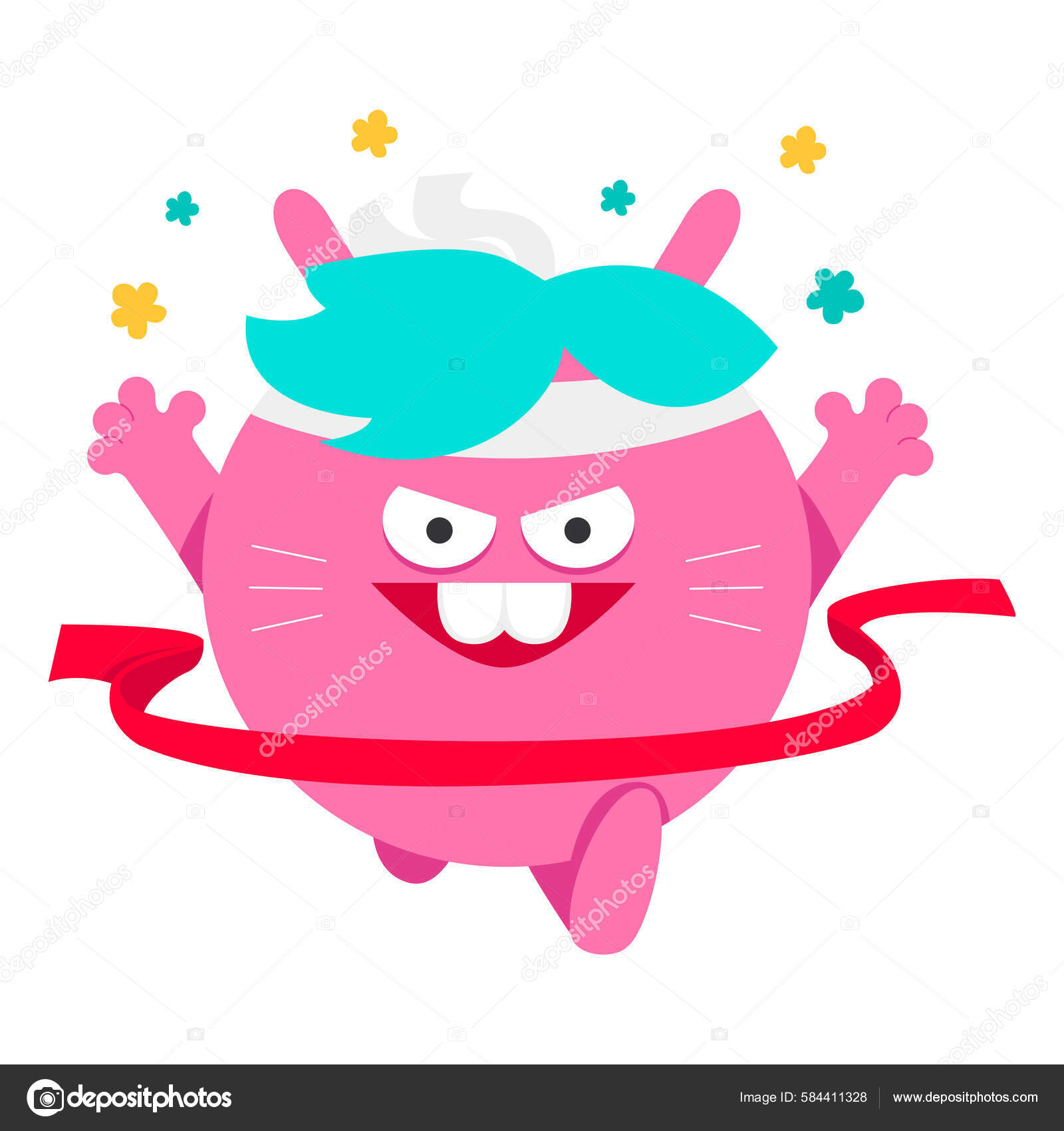 Ilustrasi Karakter Kartun Vektor Lucu Vektor Stok oleh ©submission ...