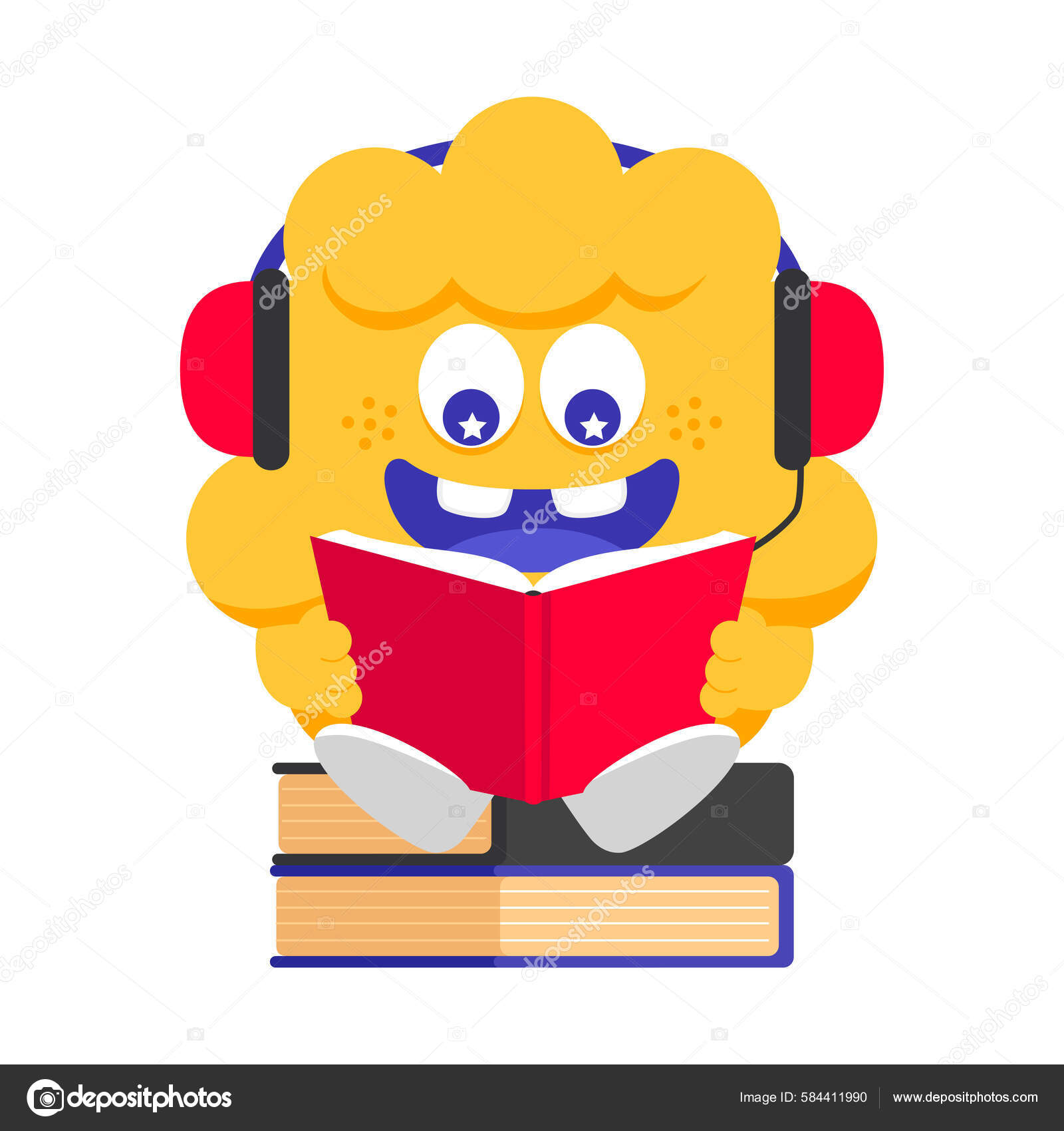 Ilustrasi Karakter Kartun Vektor Lucu Vektor Stok oleh ©submission ...