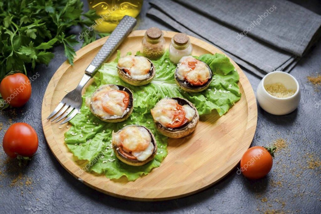 Una gran opción para un tentempié sencillo y sabroso: champiñones con ...