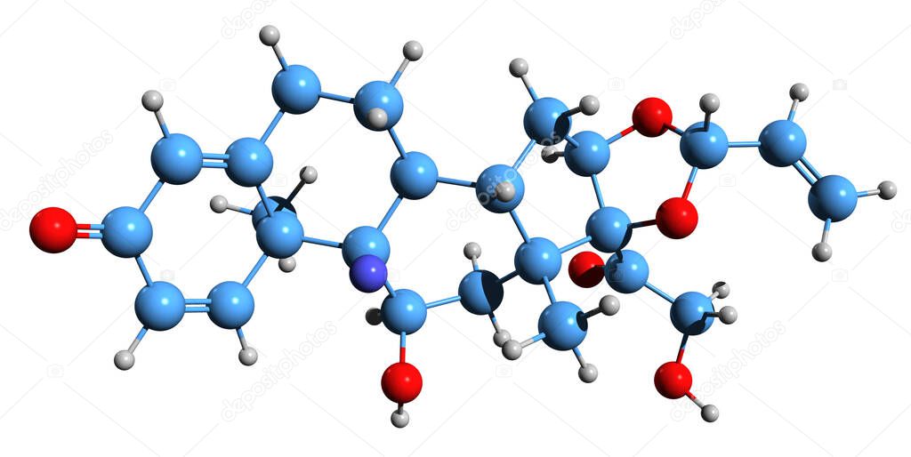 Imagen 3D de la f rmula esquel tica de Acrocinonide - estructura qu ...