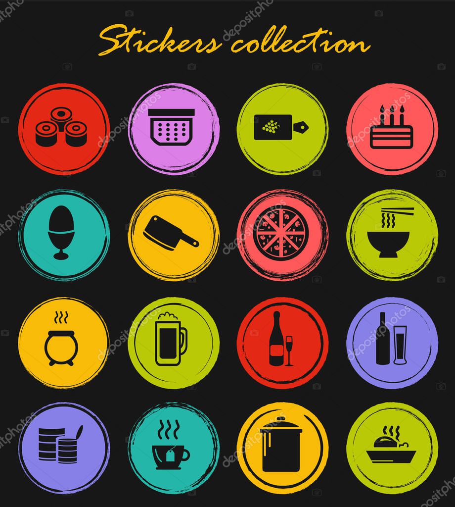 Símbolo de comida y cocina para iconos web 2022