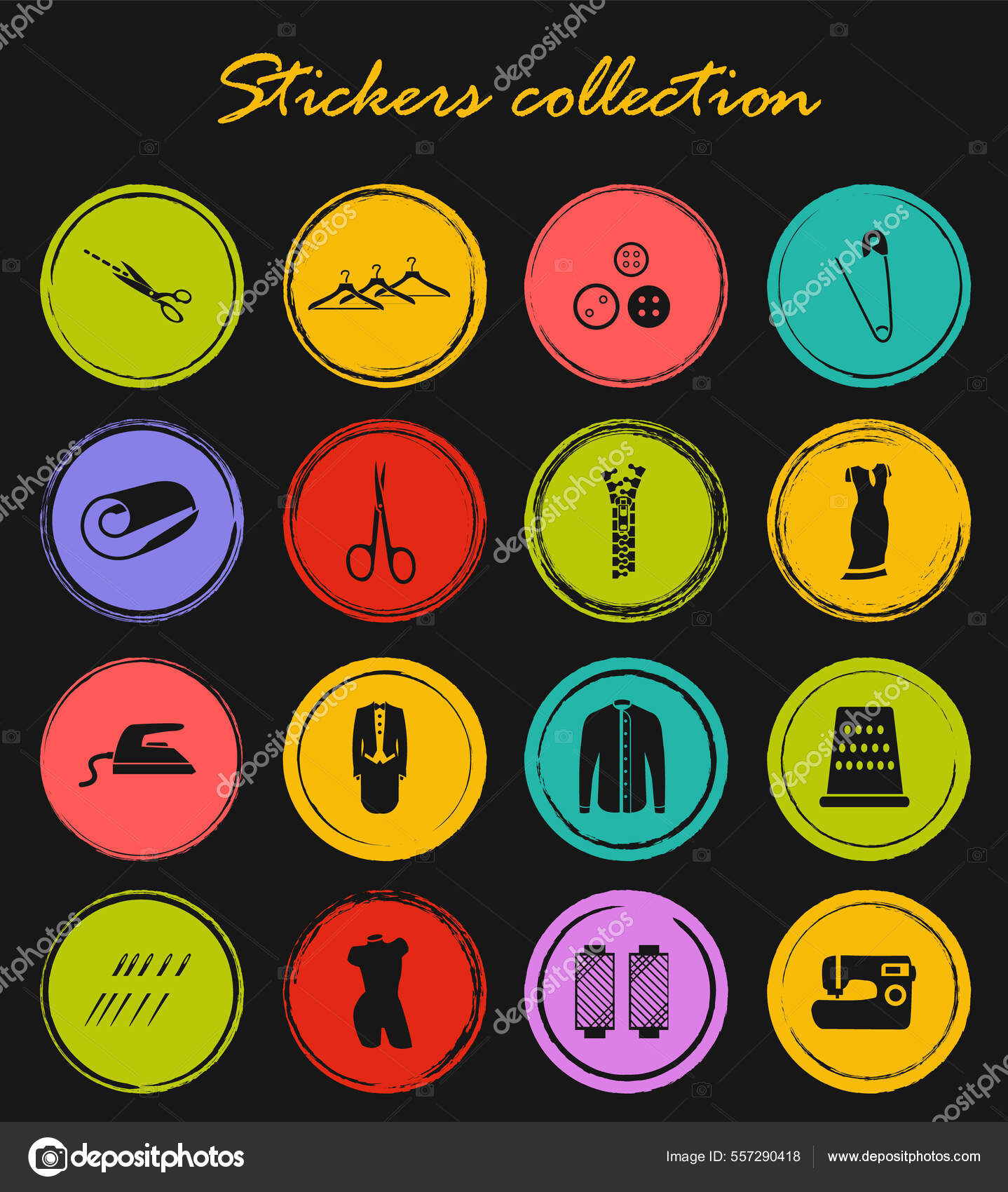 Tailoring Vector Icons User Interface Design Stock Vector Image by ... Tailoring Vector Icons User Interface Design Stock Vector Image by ...