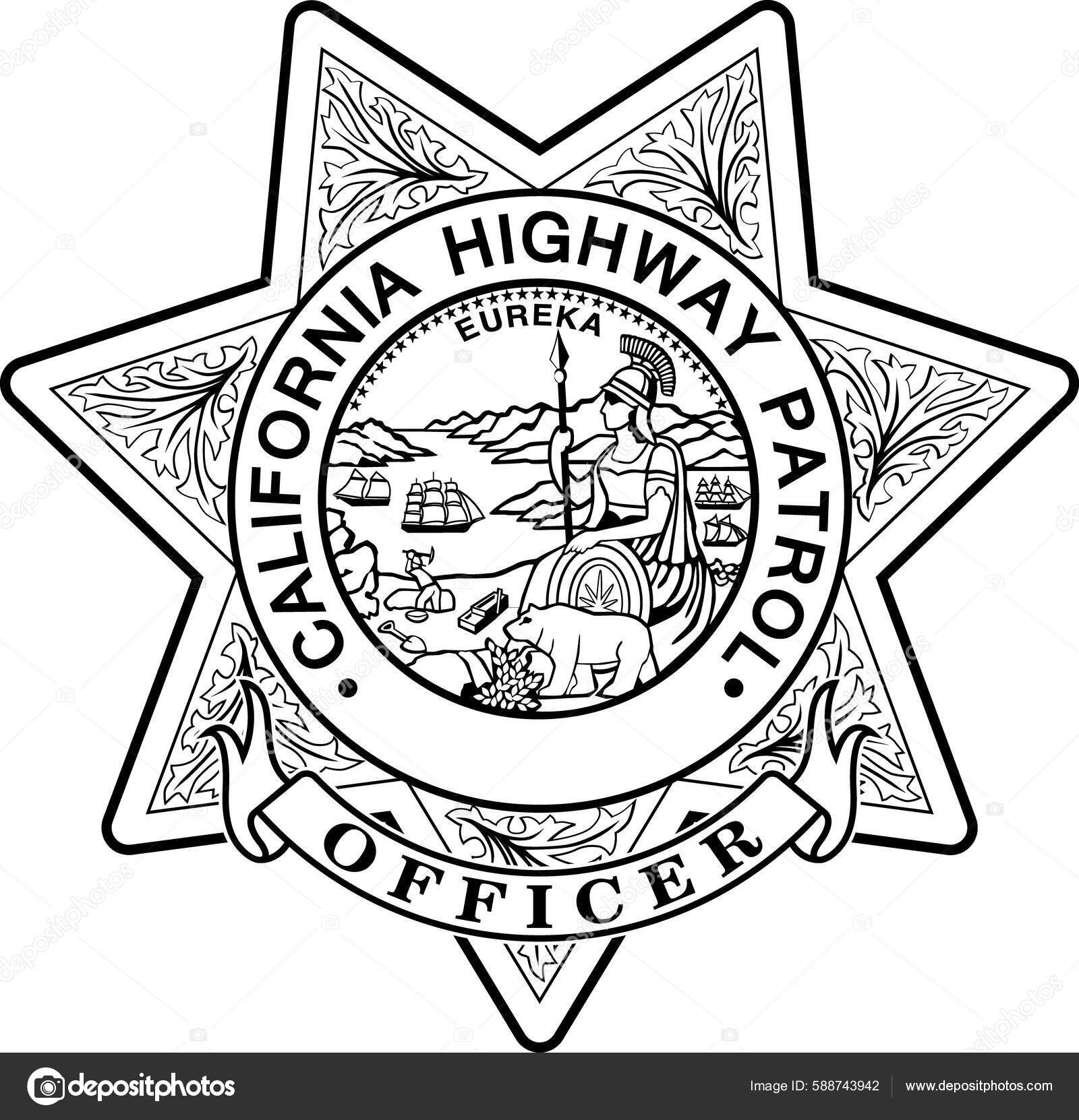 California Highway Patrol Officer Svg Chp Officer California Highway ...