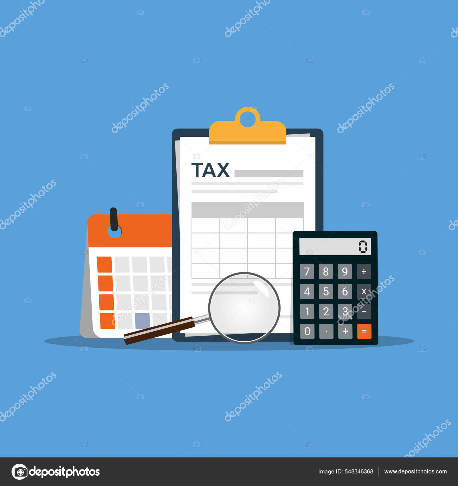 Concept Tax Payment Data Analysis Paperwork Calculation Tax Return ...