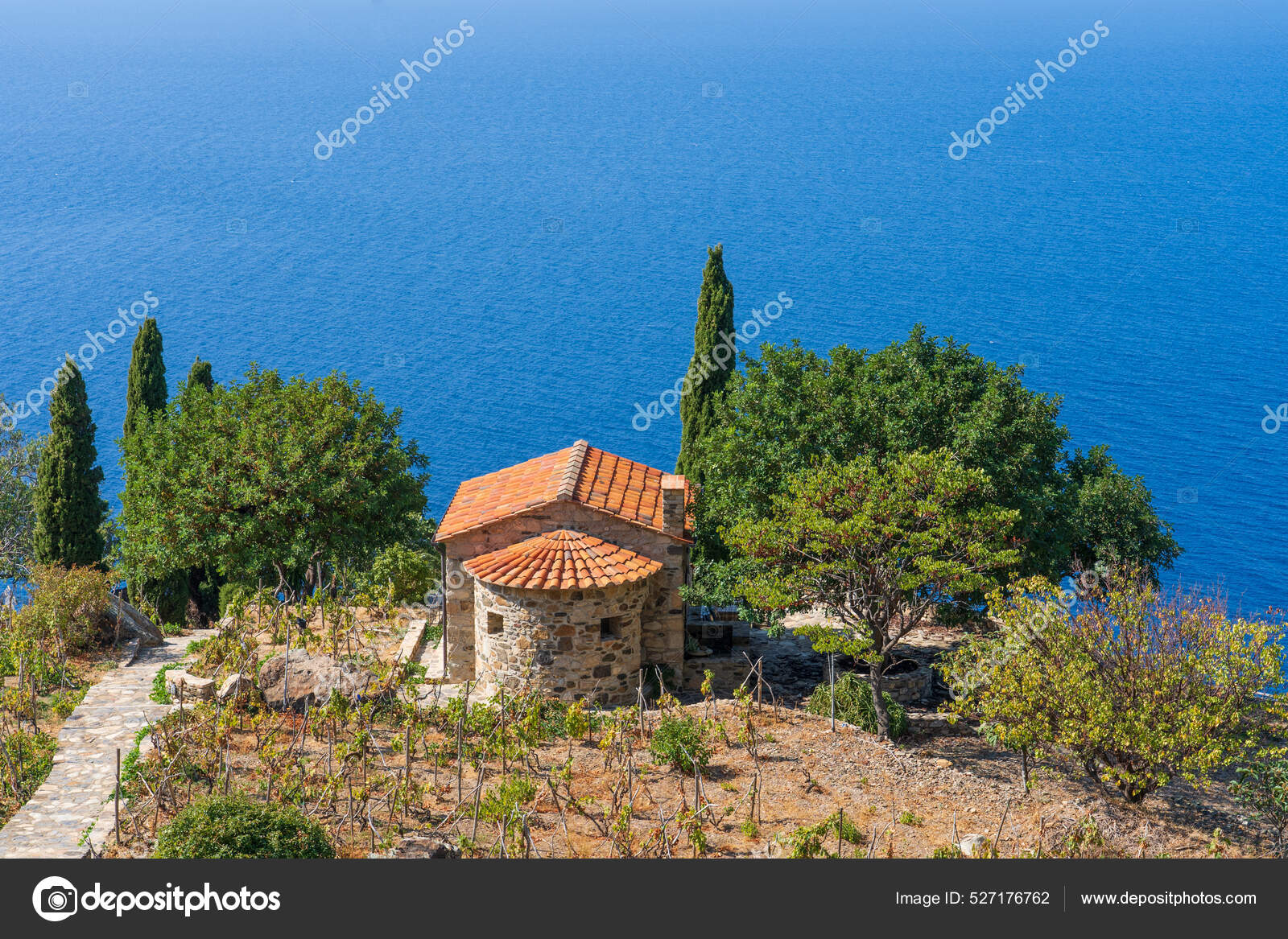 Island Off Tuscany Coast