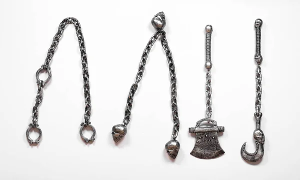 Ancient Chains Shackles White Background Stock Photo by ©serikbaib ...