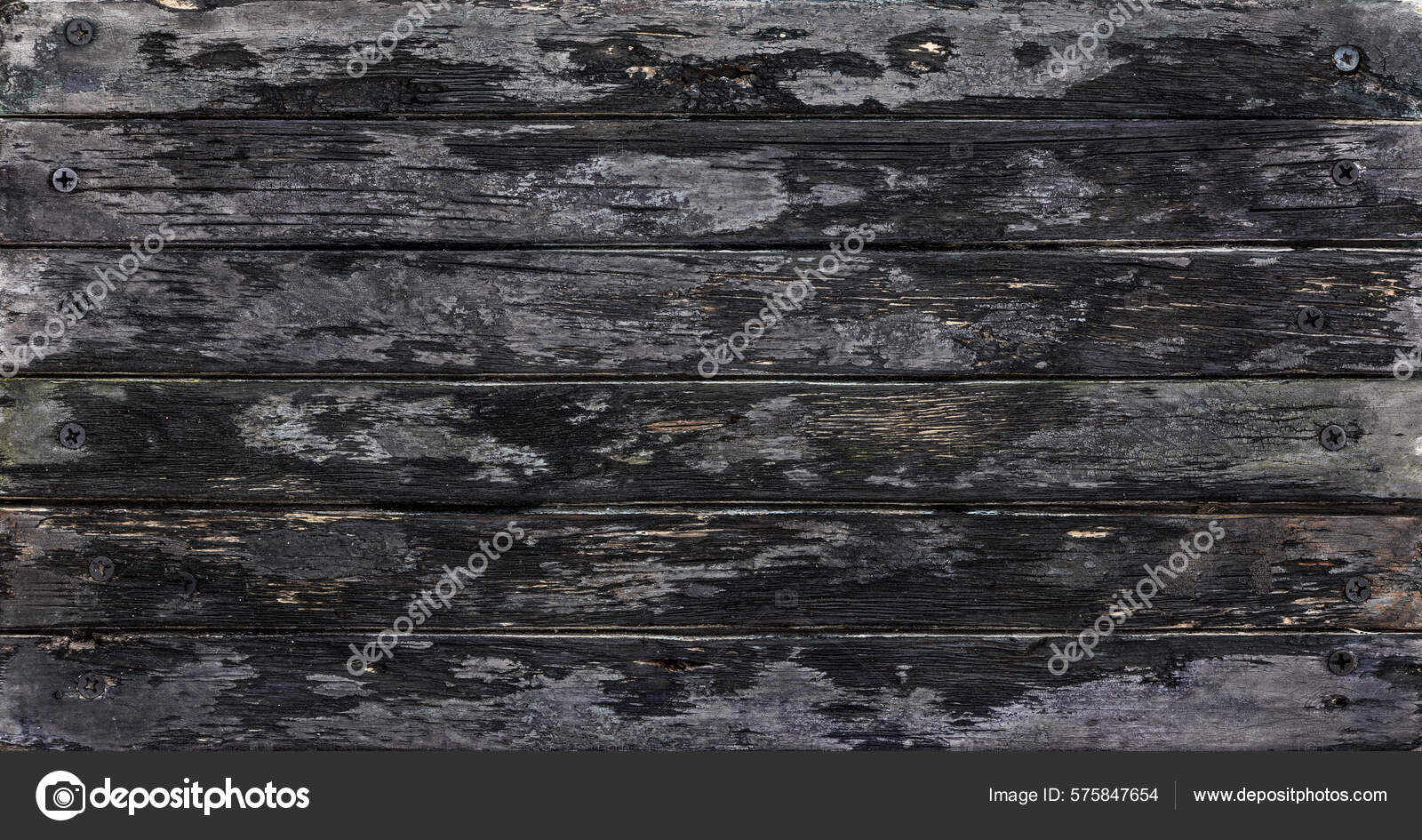 Black Wood Background Charred Planks Painted Black Stain Boards Stock ...