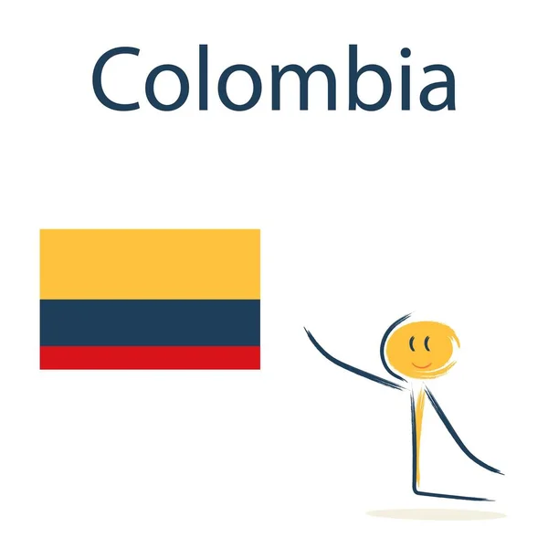 Niños colombianos imágenes de stock de arte vectorial | Depositphotos