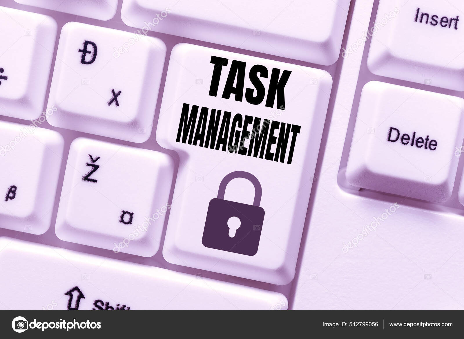 Handwriting text Task Management. Concept meaning the process of ...