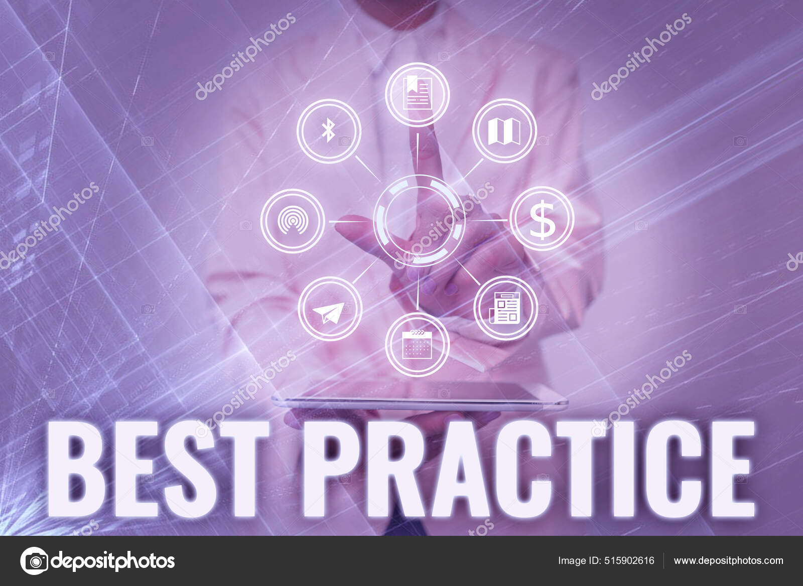 Text showing inspiration Best Practice. Conceptual photo commercial ...