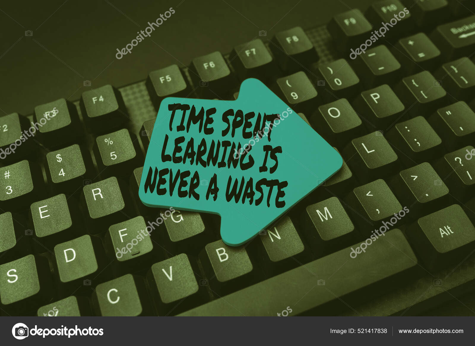 Sign displaying Time Spent Learning Is Never A Waste. Internet Concept ...