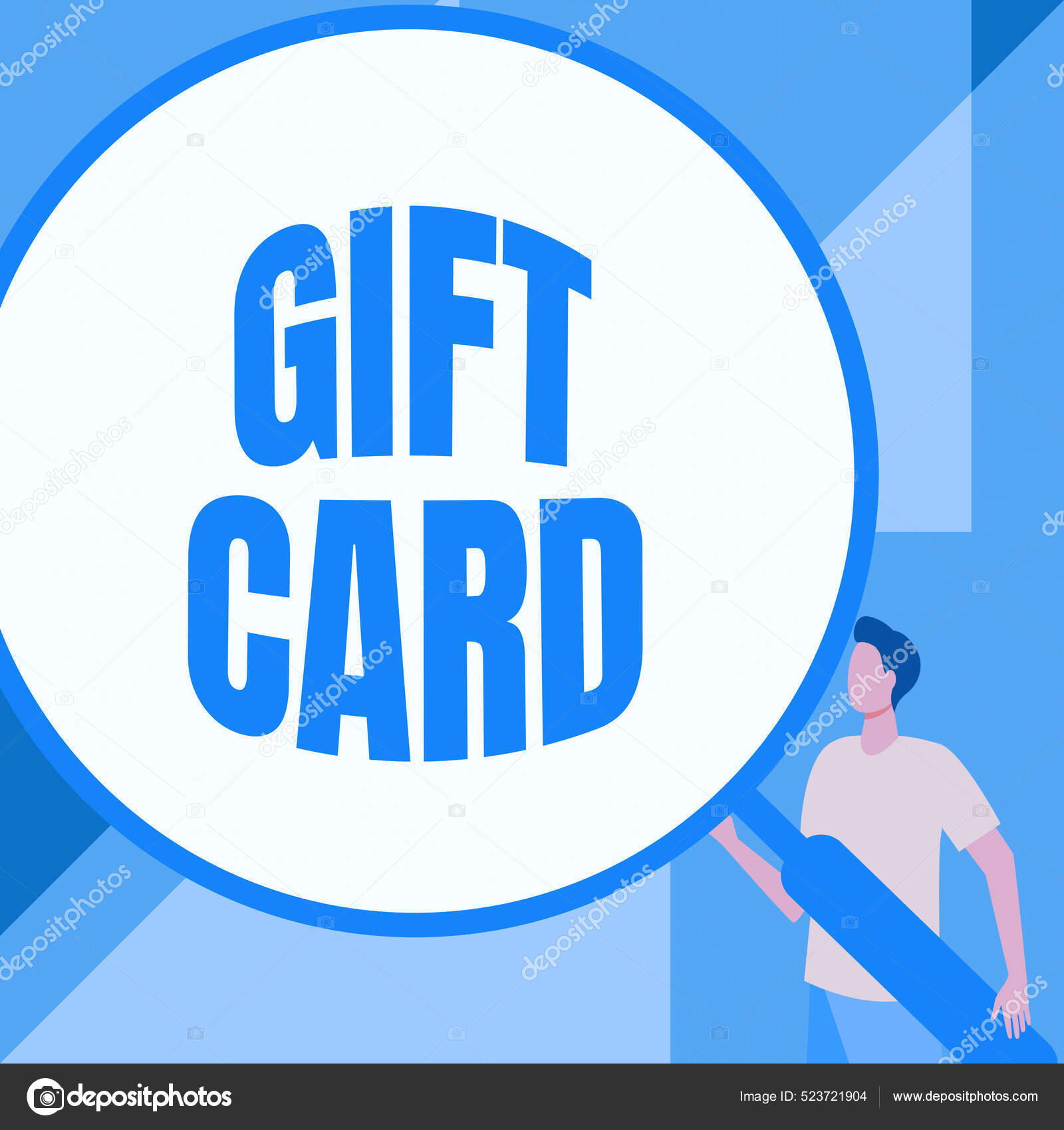 Sign displaying Gift Card. Business approach A present usually made of ...