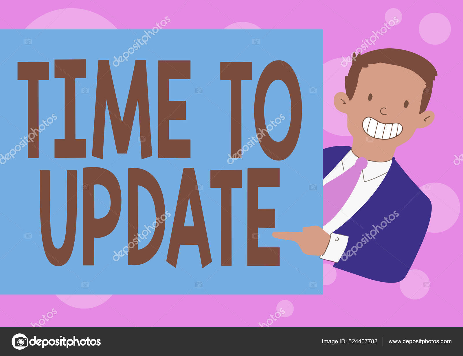 Sign displaying Time To Update. Business idea this is right moment to ...