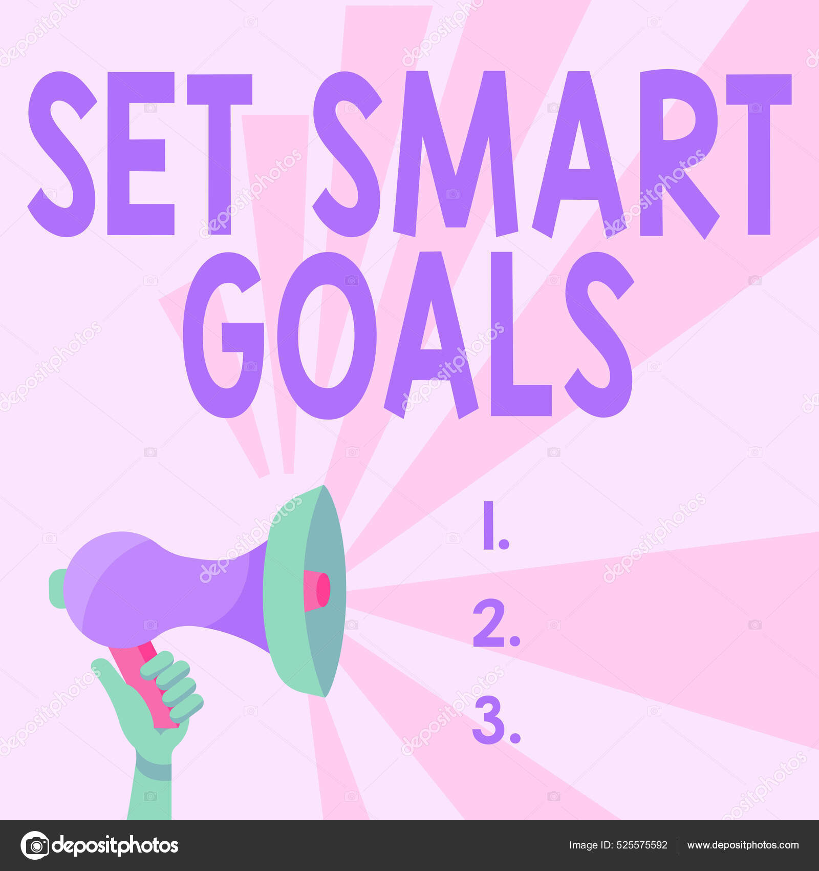 Sign displaying Set Smart Goals. Business overview list to clarify your ...