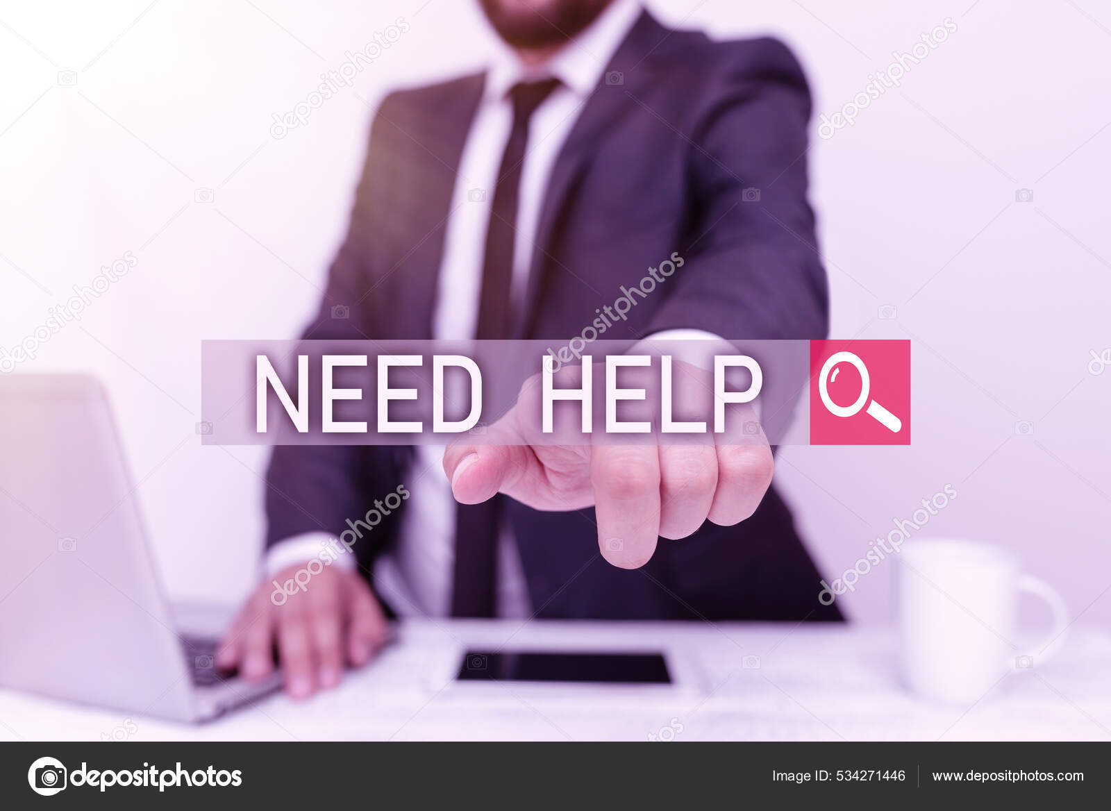Sign displaying Need Help. Business overview When someone is under ...