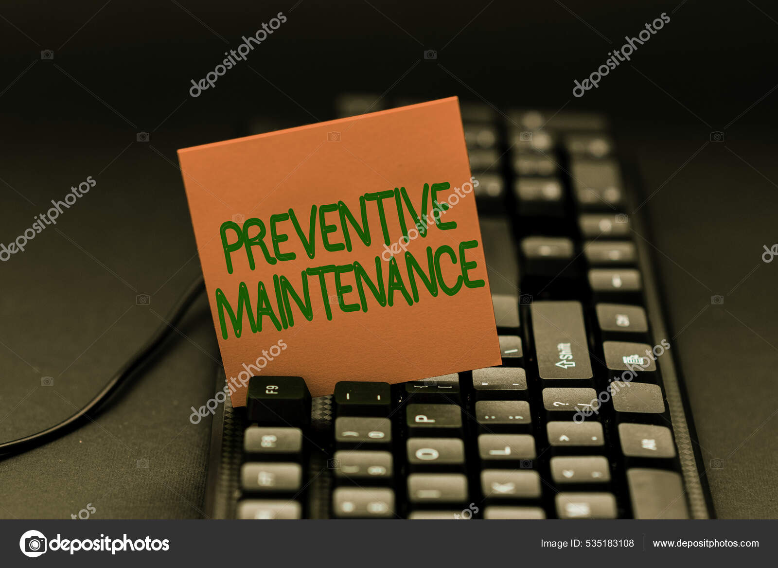 Text showing inspiration Preventive Maintenance. Business approach ...