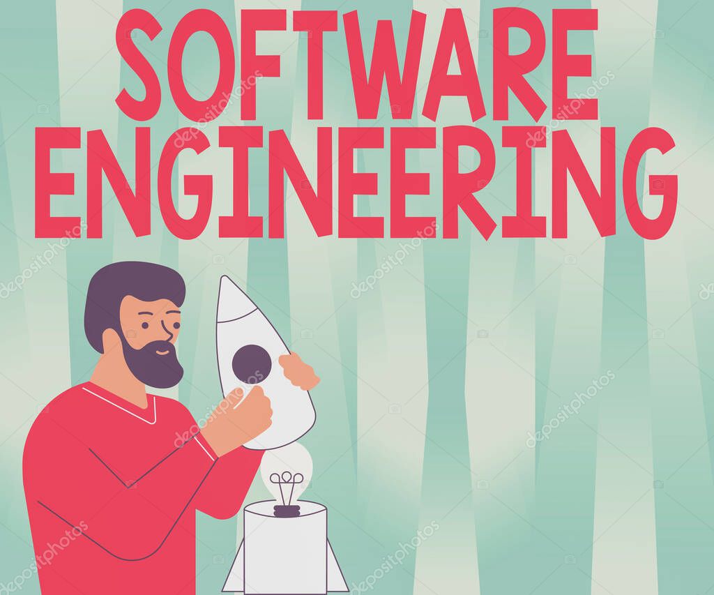 Visualización conceptual Ingeniería de software. Escaparate de Negocios Desarrollo de Programas ...