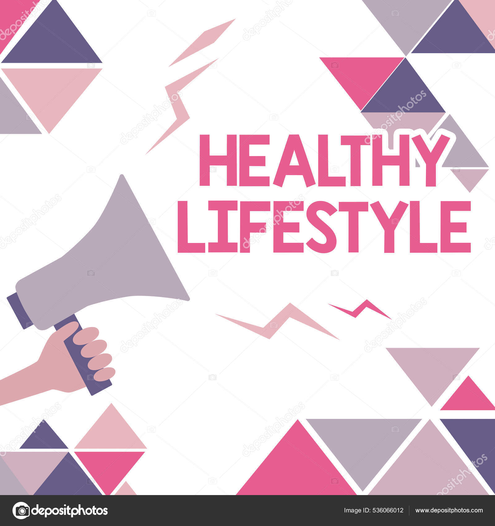 Conceptual caption Healthy Lifestyle. Word for Live Healthy Engage in ...