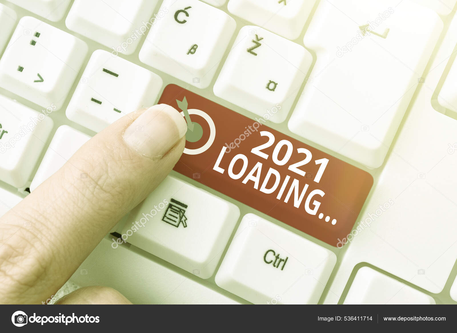 Writing displaying text 2021 Loading.... Business showcase a year composed of a series of events ...