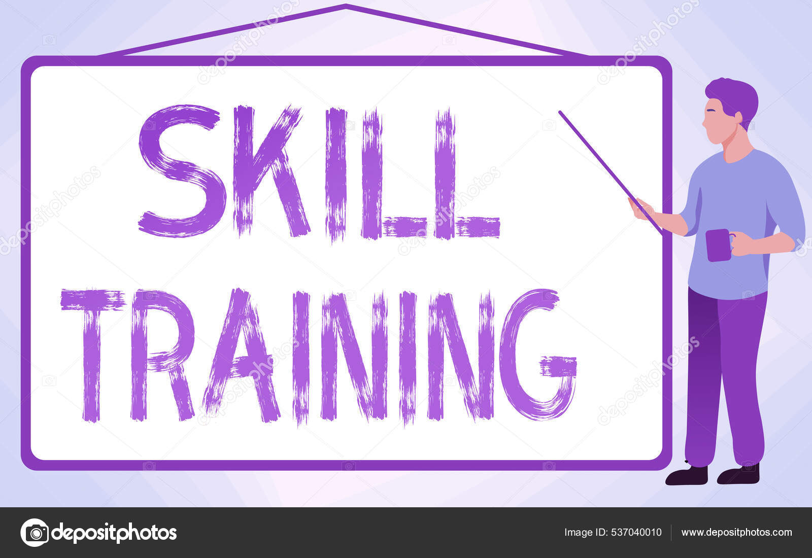 Hand writing sign Skill Training. Business approach designed to gain ...