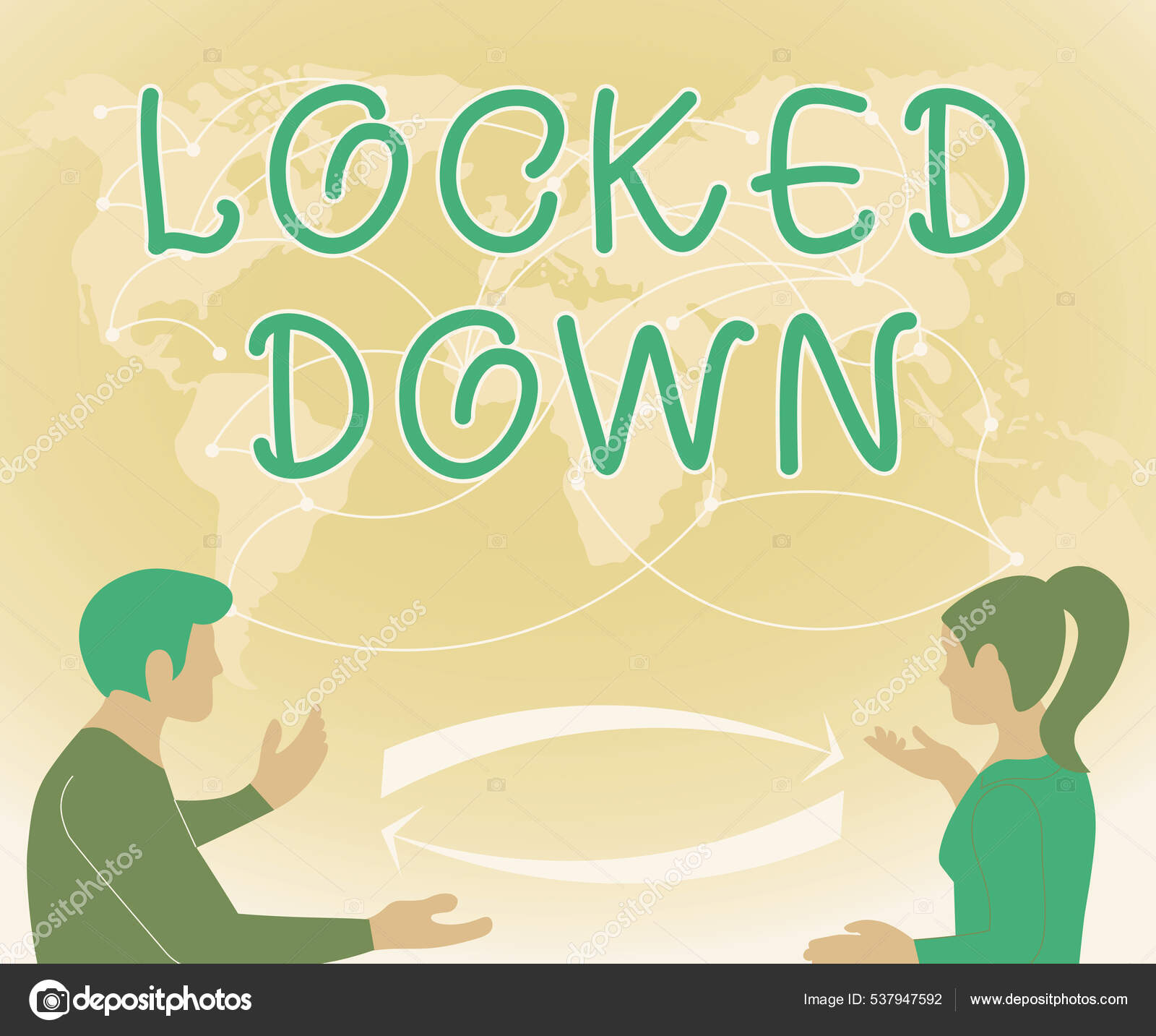 Writing displaying text Locked Down. Business overview emergency ...