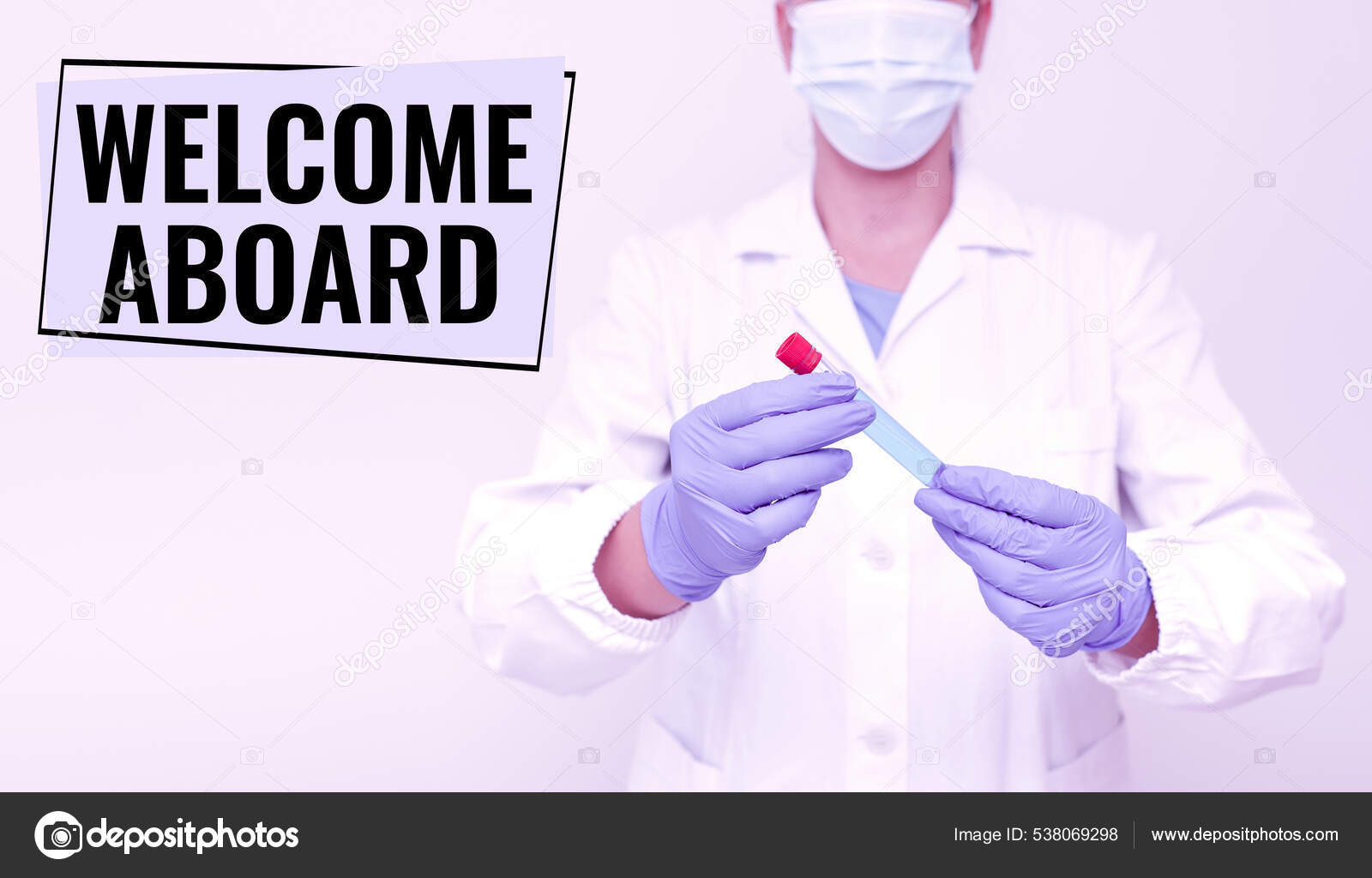 Sign displaying Welcome Aboard. Word for Expression of greetings to a ...