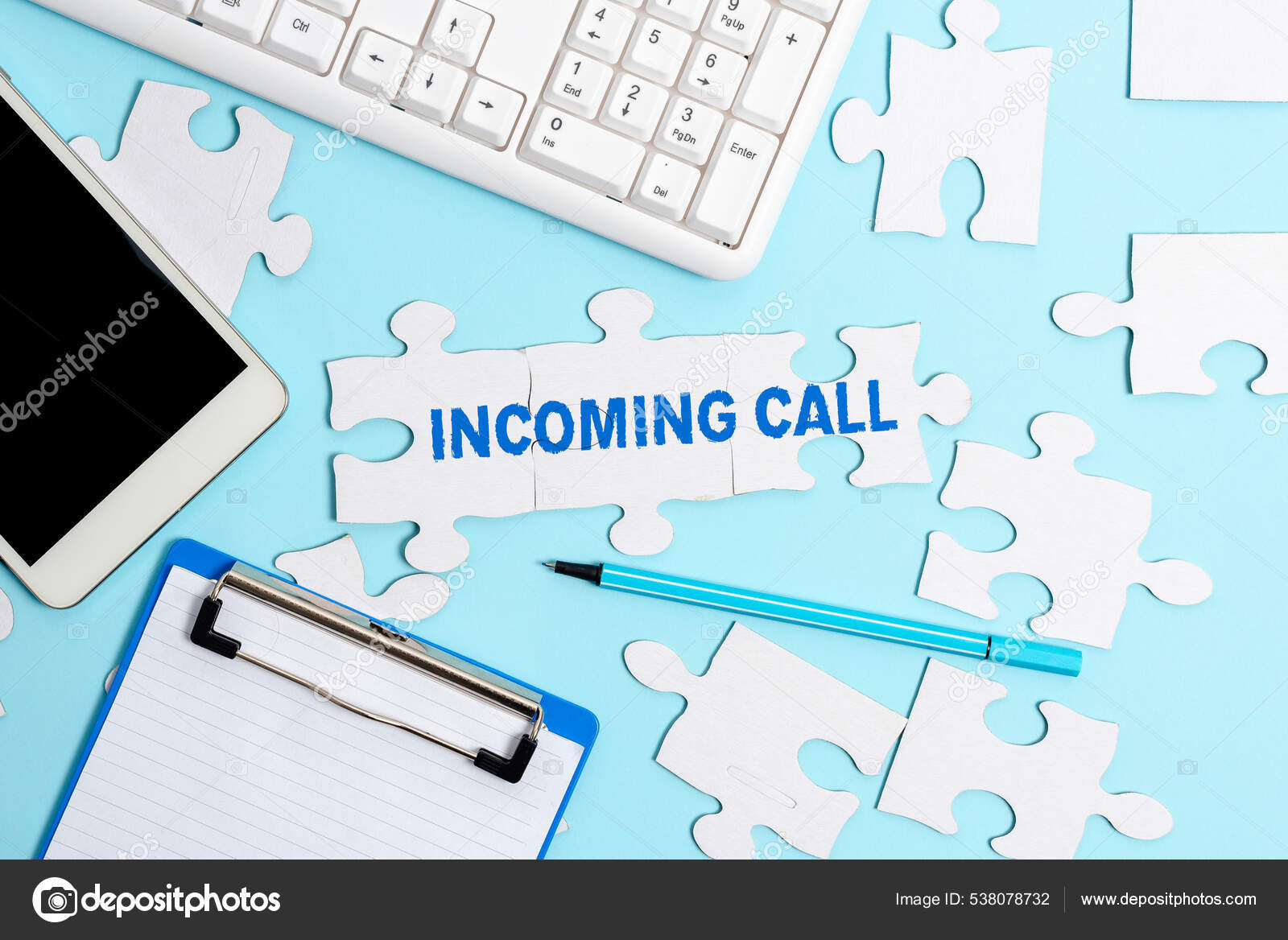 Sign displaying Incoming Call. Business approach Inbound Received ...