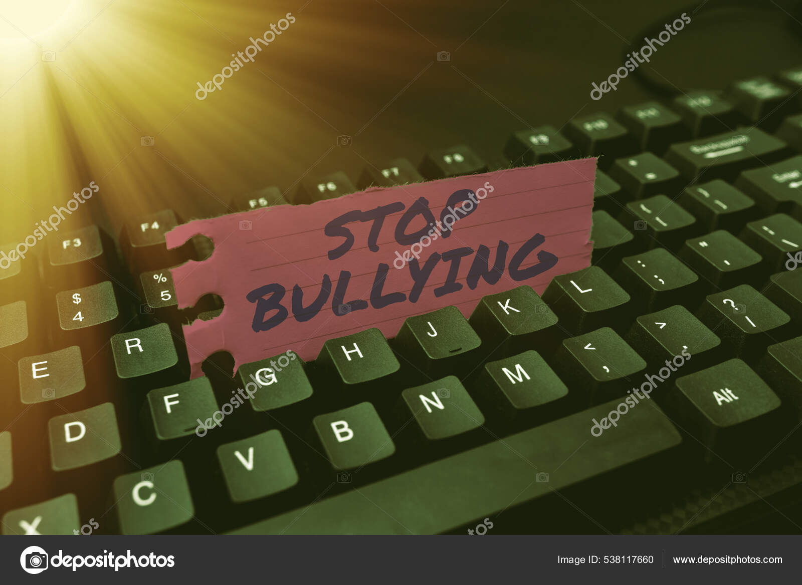 Writing displaying text Stop Bullying. Business overview Fight and ...