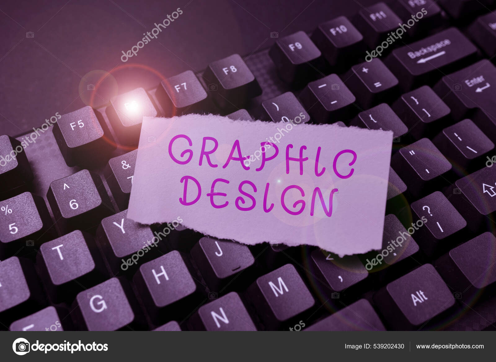 Sign displaying Graphic Design. Conceptual photo art or skill of ...