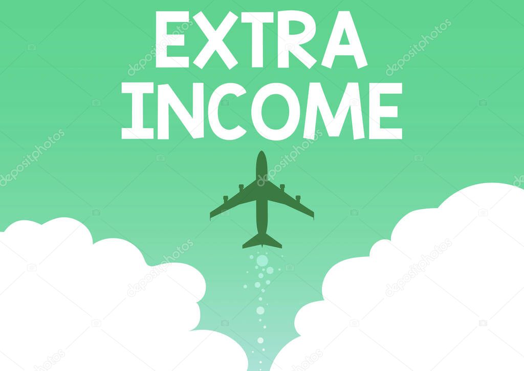 Escribir mostrando texto Extra Income. Idea de negocio Fondo adicional ...