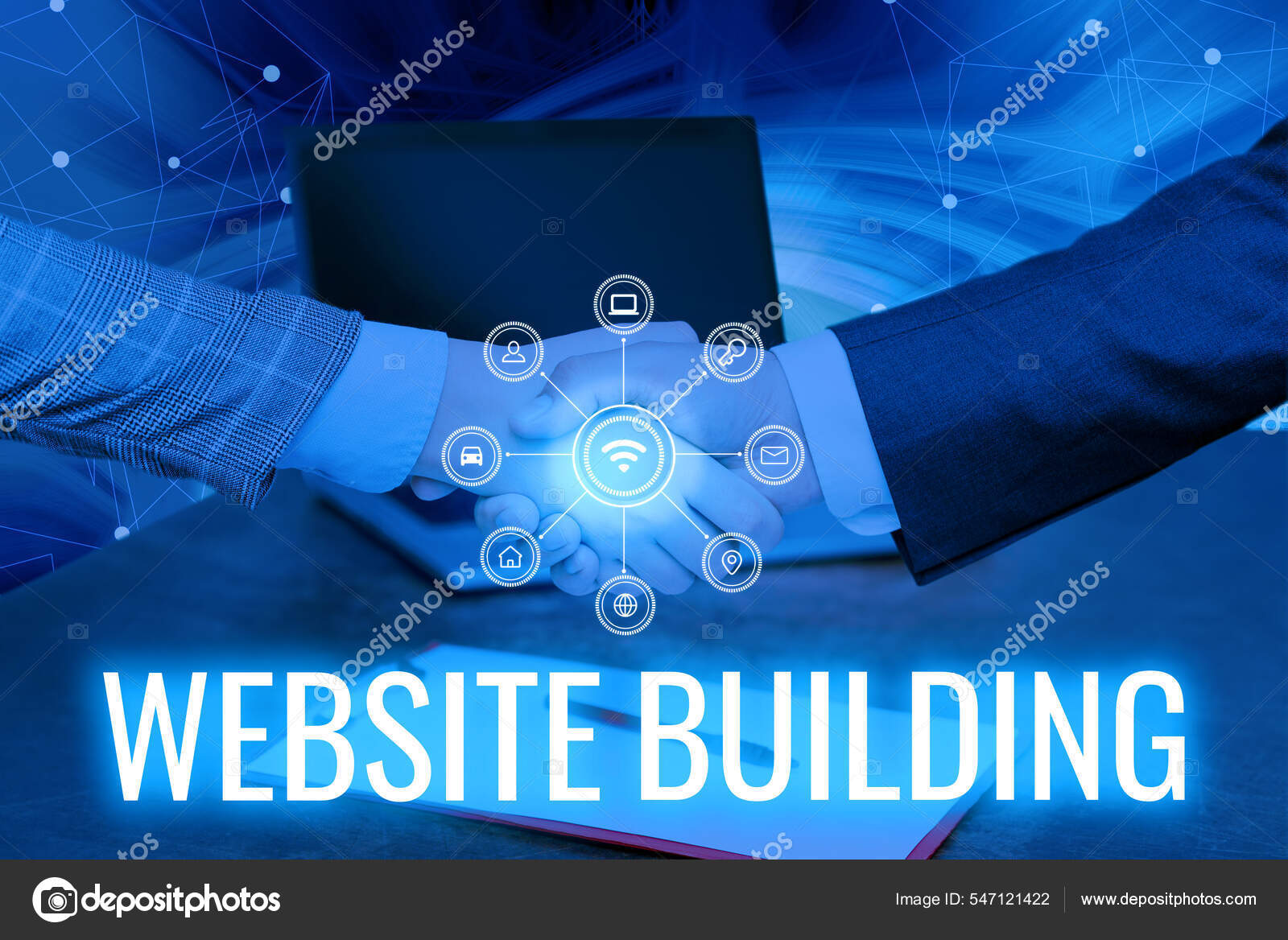 Conceptual caption Website Building. Concept meaning Website Building ...
