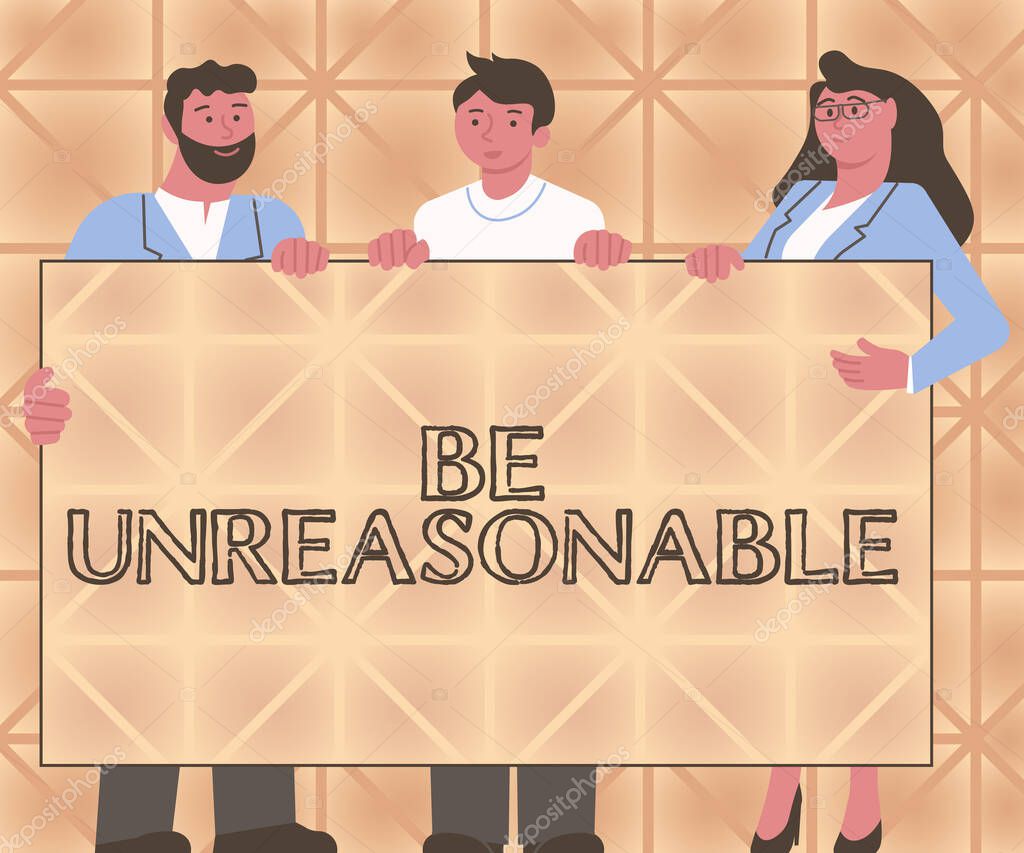 Leyenda conceptual Ser irrazonable. Visión general del negocio ...