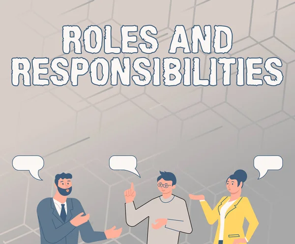 Roles And Responsibilities Cartoon