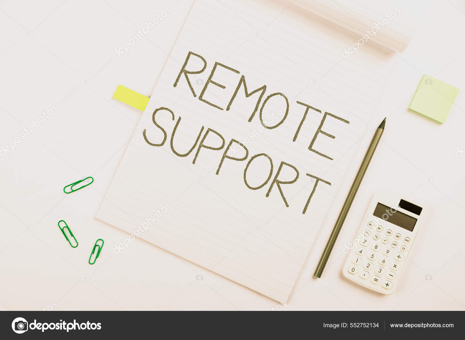 Hand writing sign Remote Support. Business approach help endusers to ...