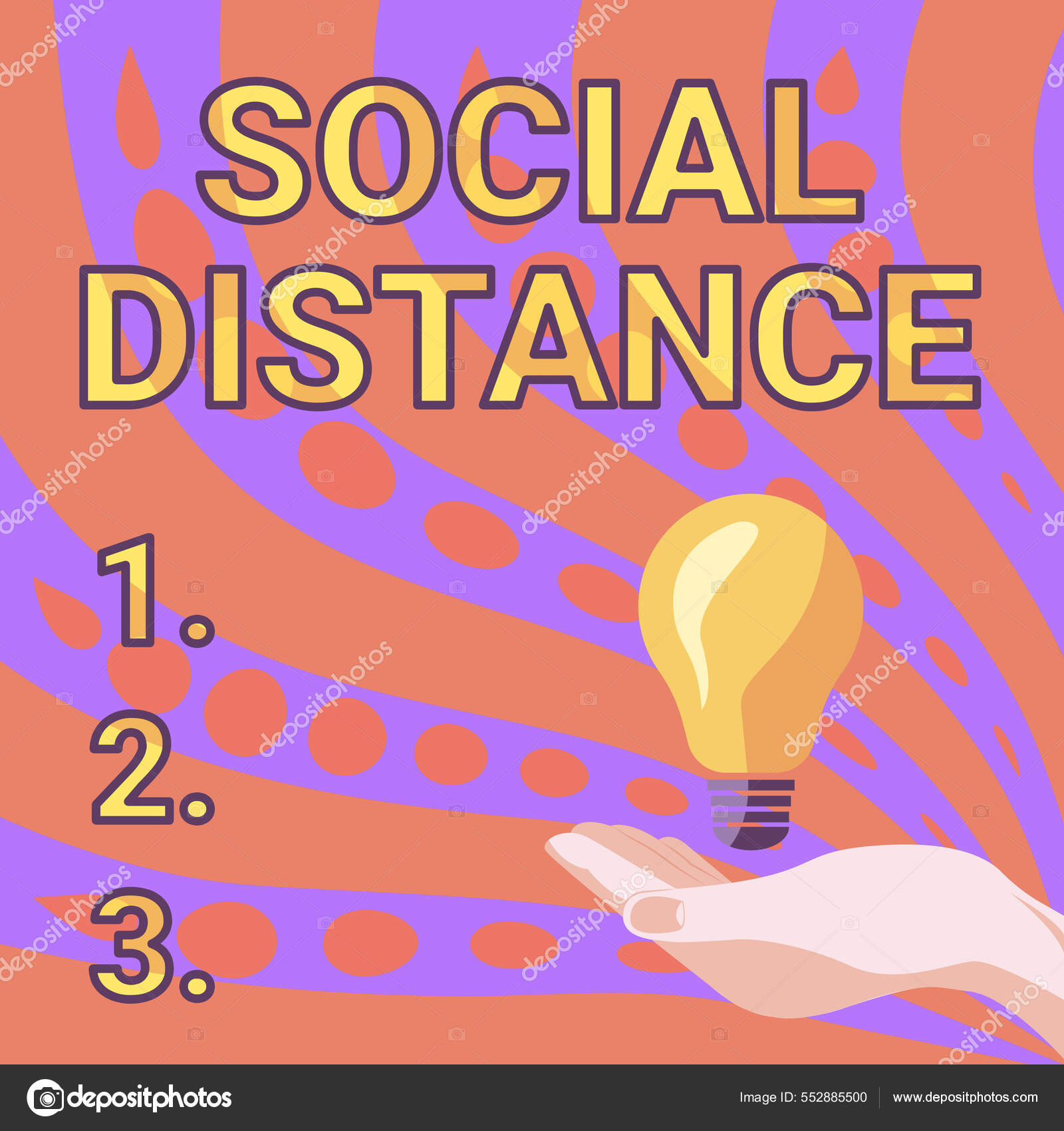 Hand writing sign Social Distance. Business showcase maintaining a high ...