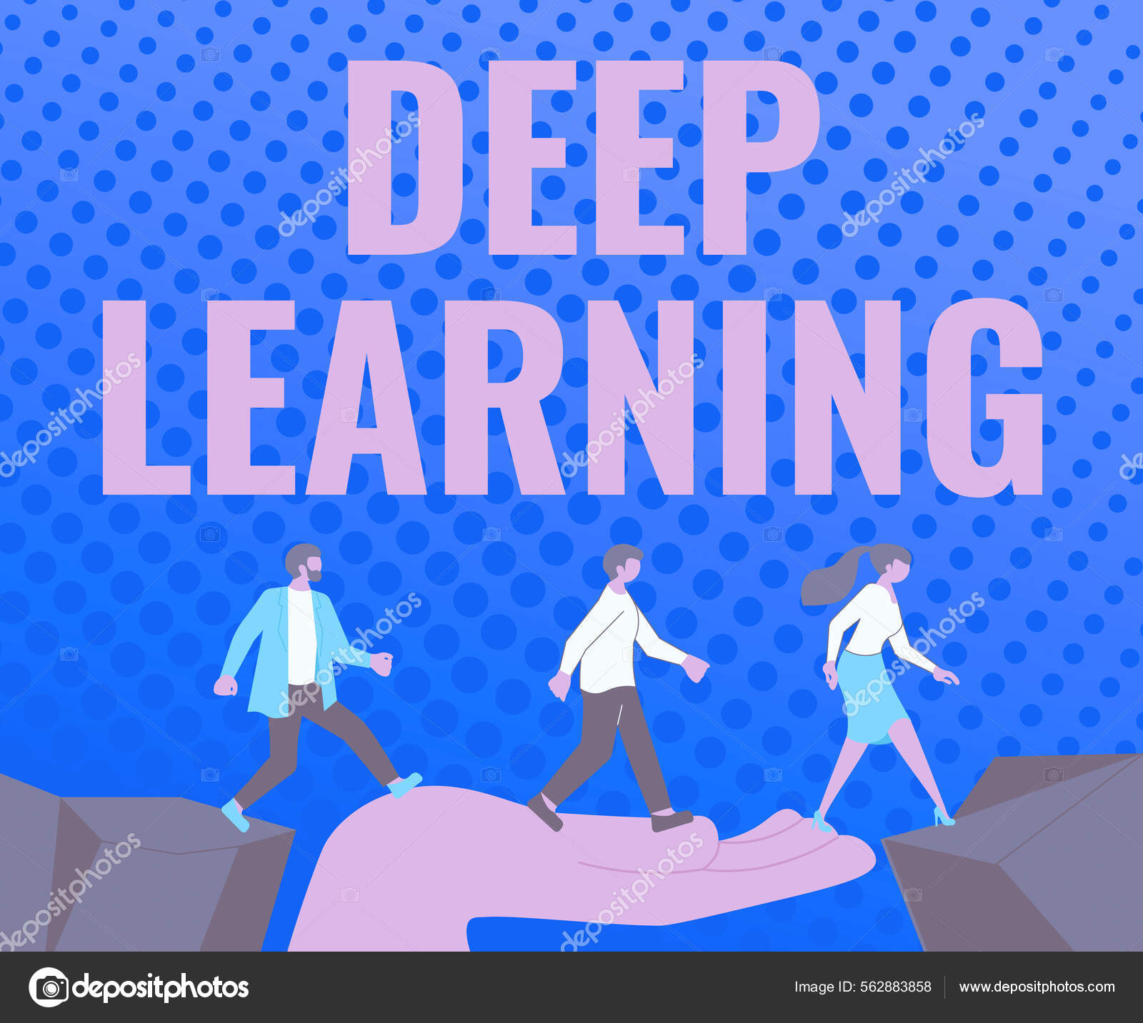 Inspiration showing sign Deep Learning. Word for Hierarchical ...