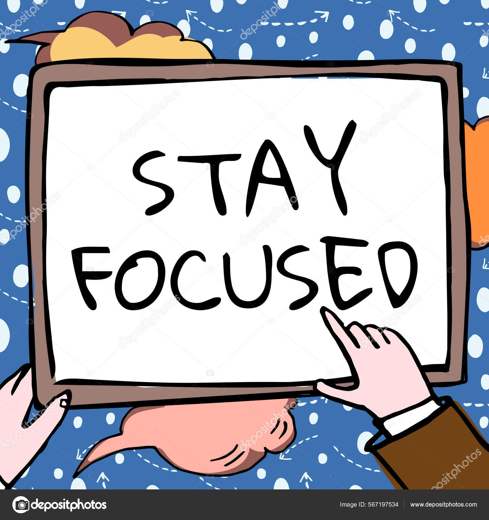 Stay Focused Clipart
