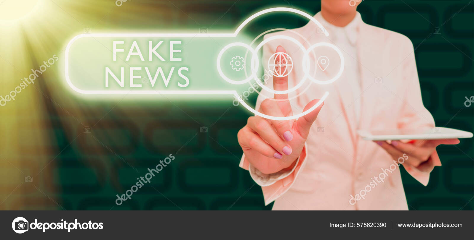 Text Showing Inspiration Fake News Business Concept Giving Information ... Text Showing Inspiration Fake News Business Concept Giving Information ...
