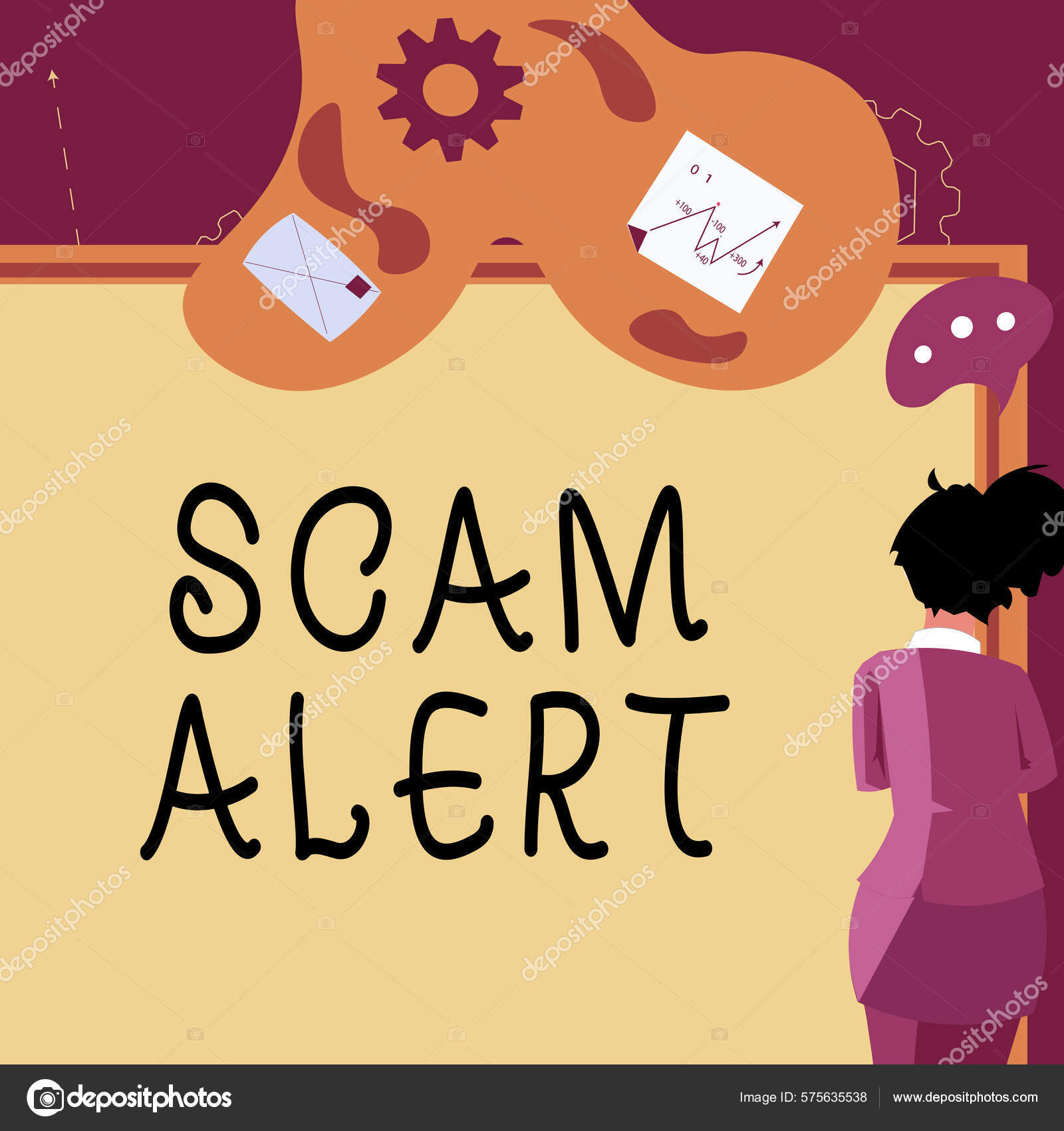 Conceptual Display Scam Alert Word Warning Someone Scheme Fraud Notice ...