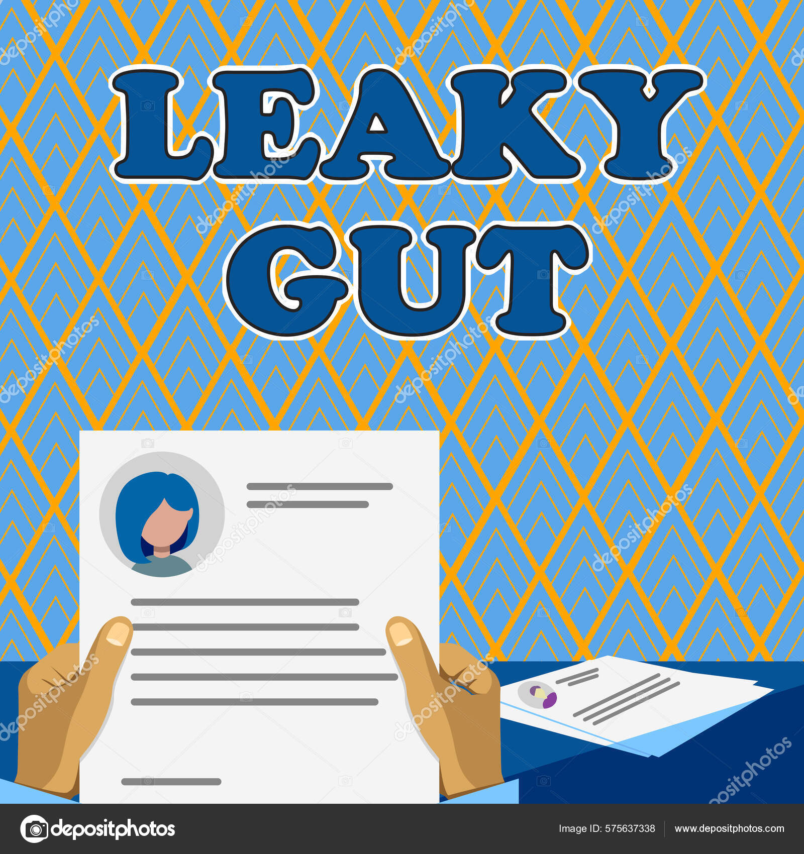 Handwriting Text Leaky Gut Word Written Condition Which Lining Small ... Handwriting Text Leaky Gut Word Written Condition Which Lining Small ...