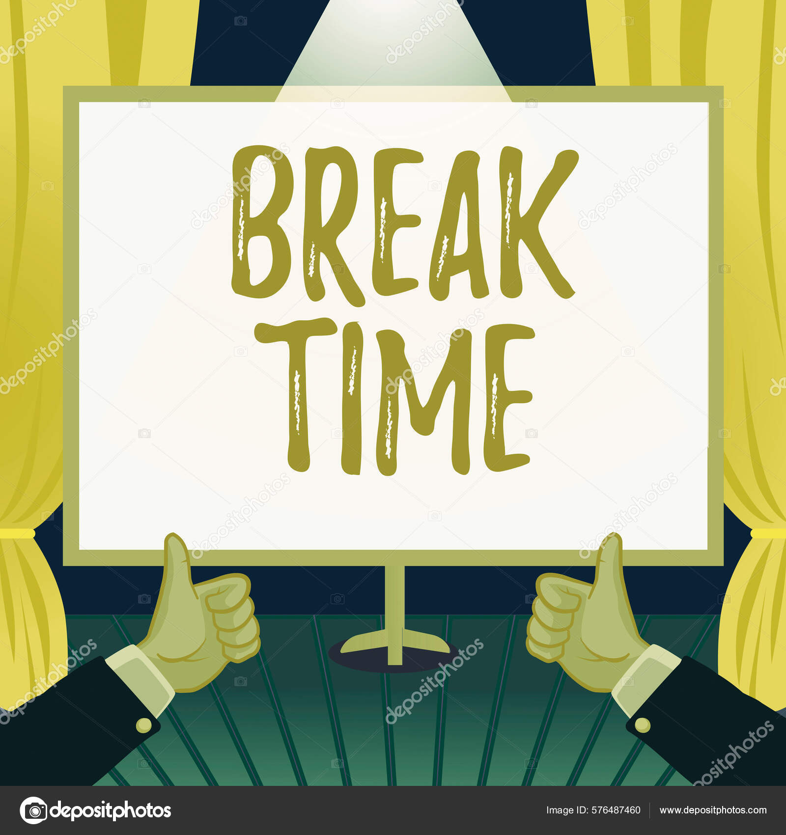 On Break Signs For Work