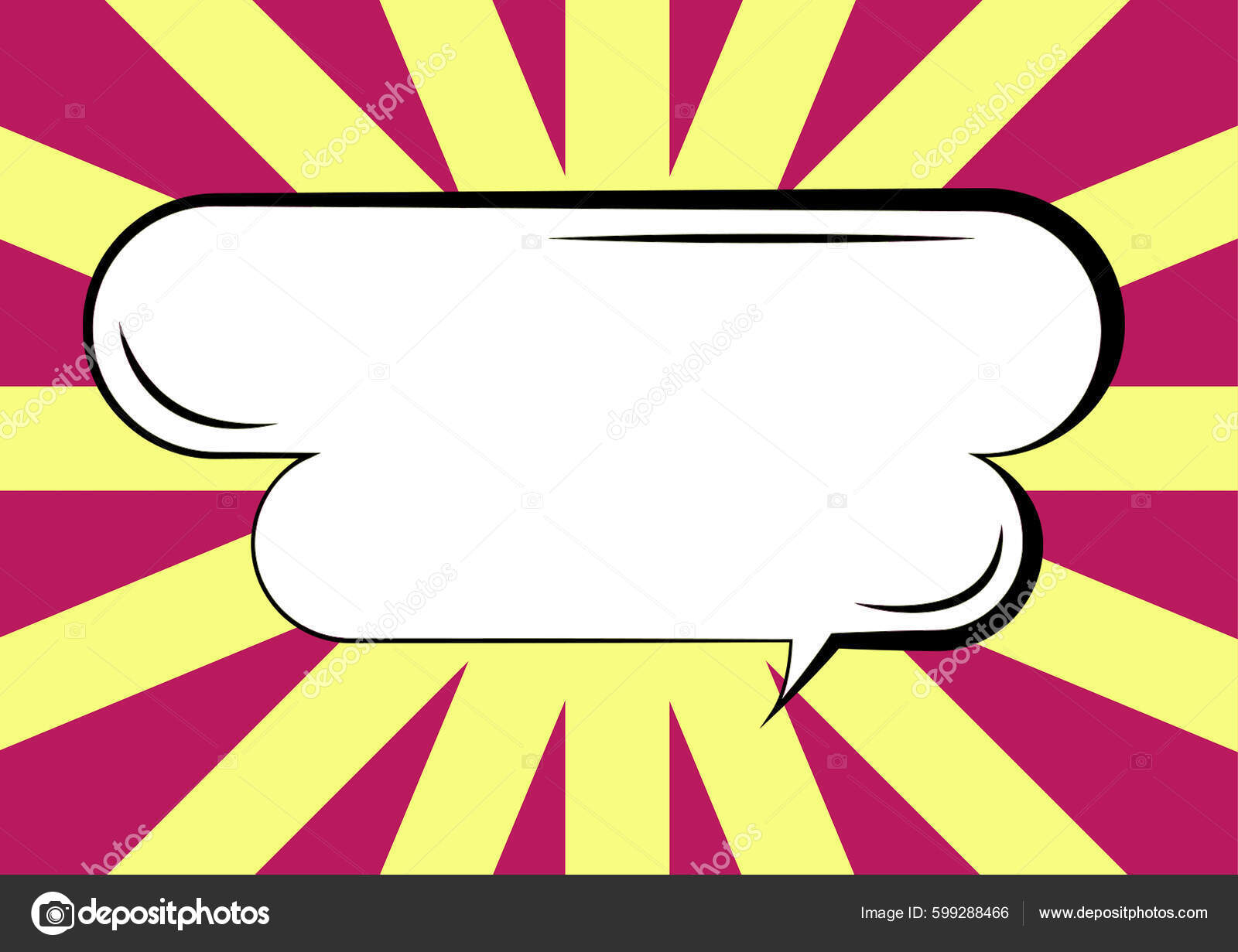 Oval Blank Chat Box Representing Messaging Social Media — Stock Photo ...